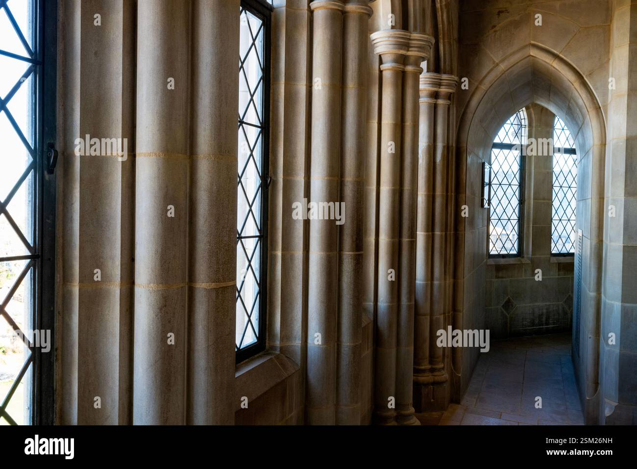 Pilgrim Observation Gallery at the National Cathedral in Washington, D ...