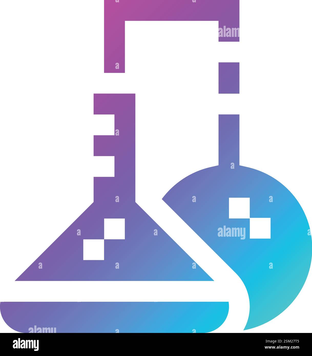 Chemical Experiment Vector Icon Design Illustration Stock Vector Image ...