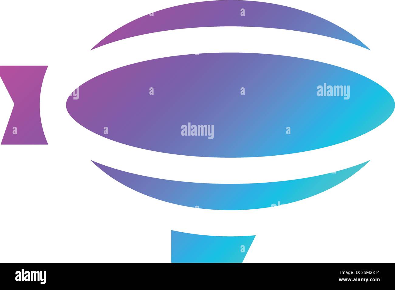 Flying Airship Vector Icon Design Illustration Stock Vector Image & Art ...