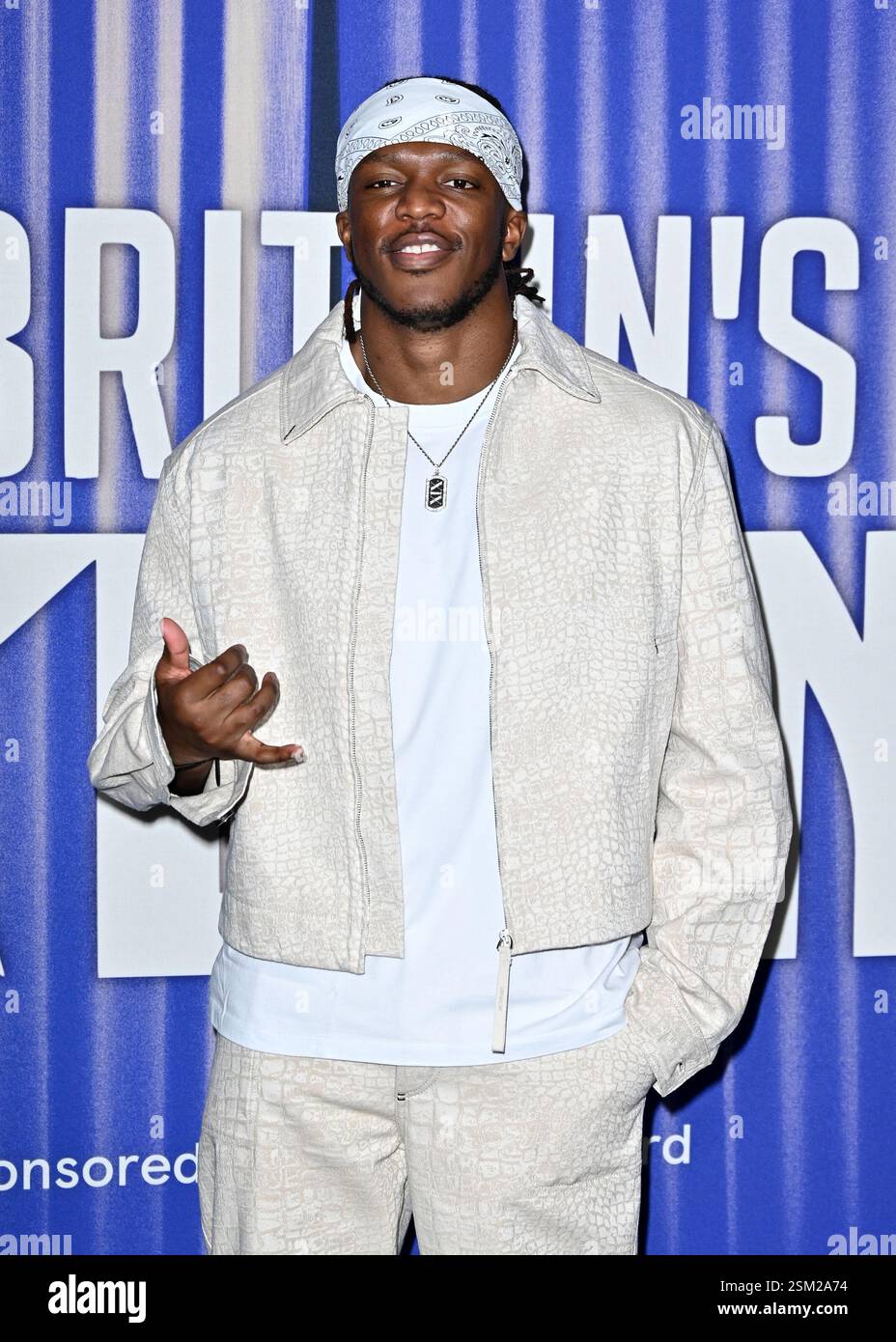 KSI attends ‘Britain Got Talent’ Series 18 Press Screening Launch in London, England. UK ...