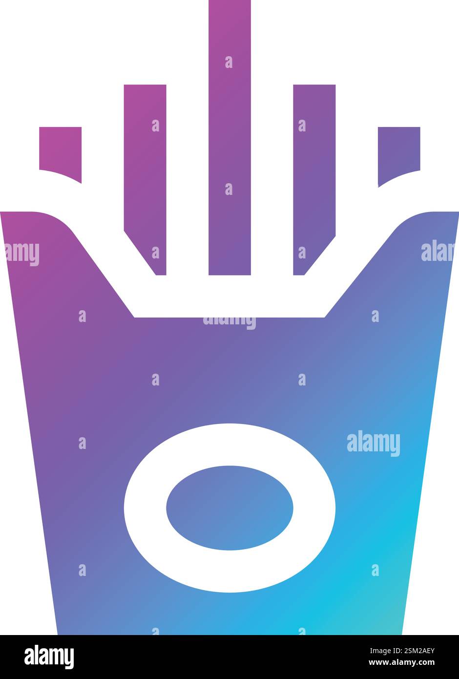 French Fries Vector Icon Design Illustration Stock Vector Image & Art ...