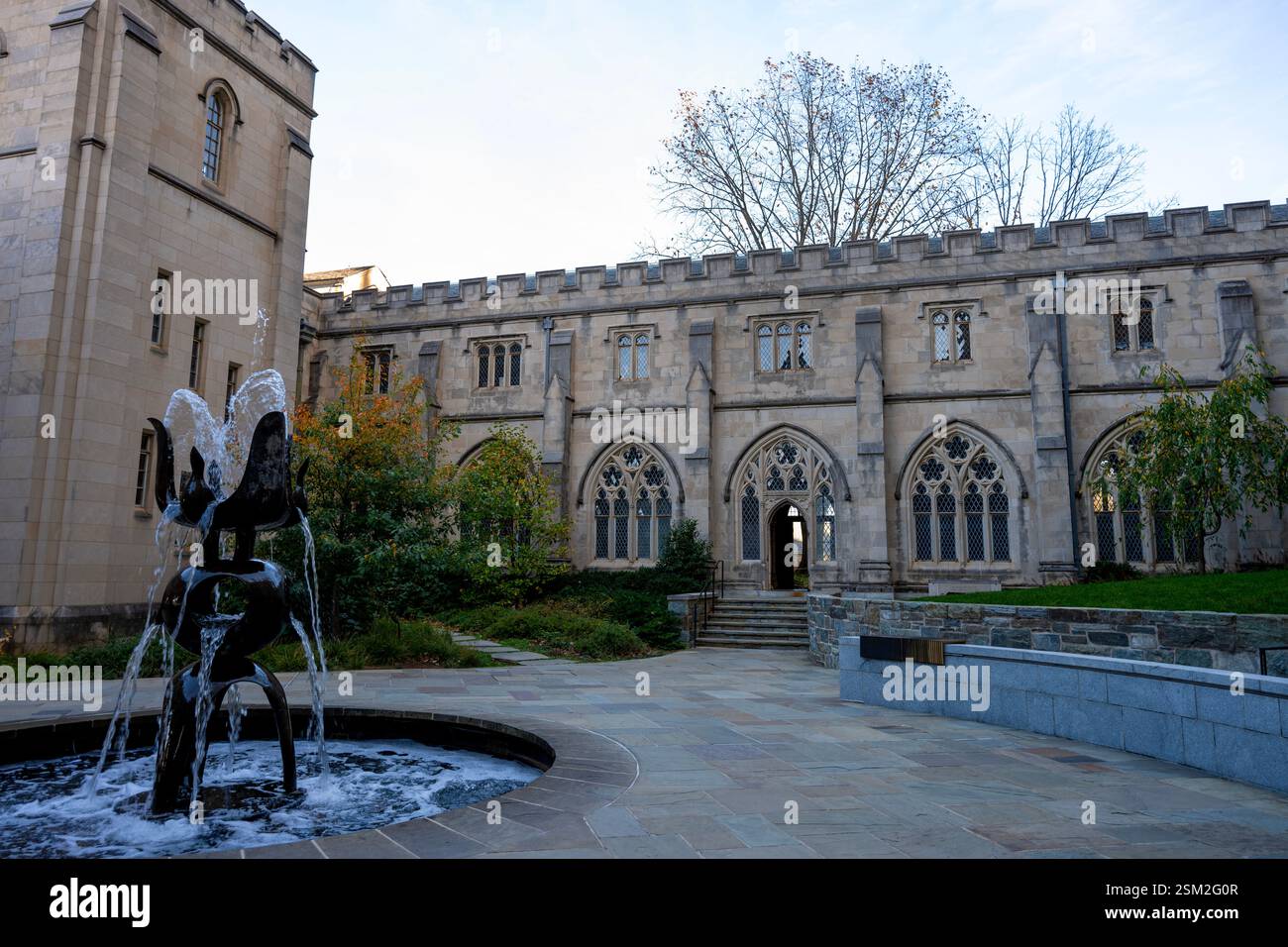 Cathedral Garth at the National Cathedral in Washington, D.C Stock ...