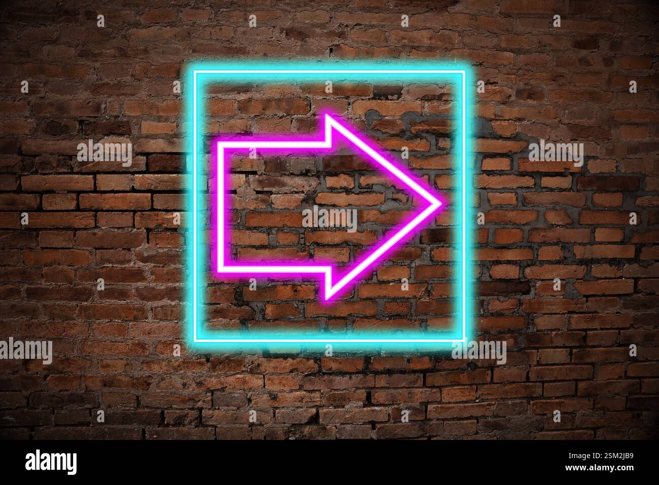 Club neon light on brick hi-res stock photography and images - Alamy