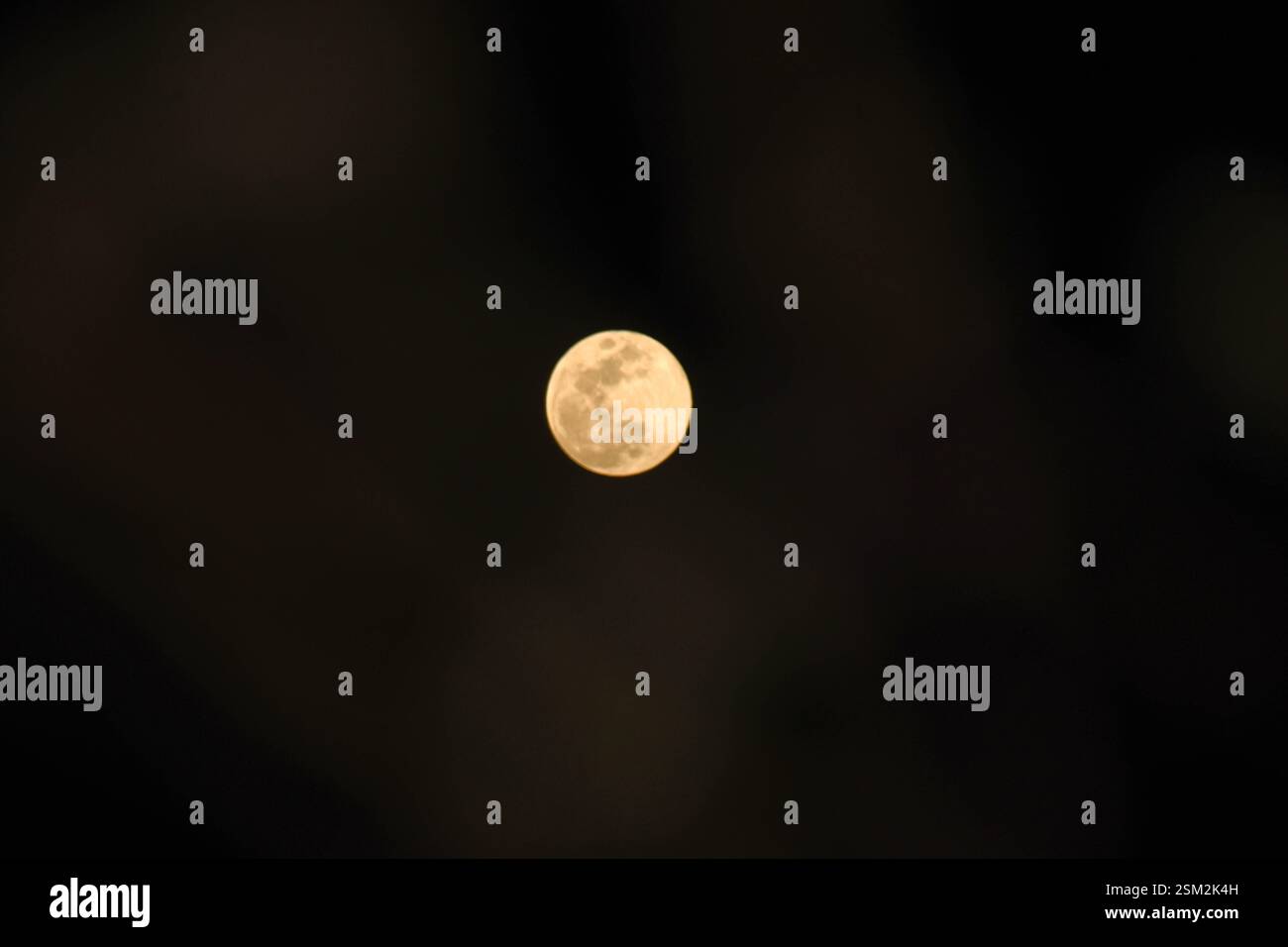 The Full Snow Moon is seen over Srinagar, according to NASA, the term ...