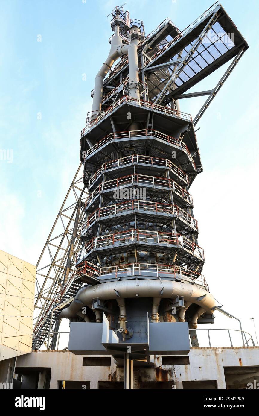 Sagunto, Valencia, Spain- February 8, 2025: The Blast Furnace Number 2 ...
