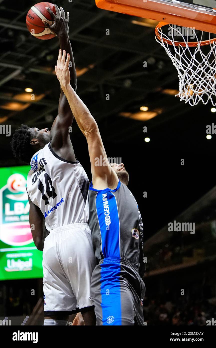 Torino, Italia. 12th Feb, 2025. Bertram Derthona Tortona Ismael ...
