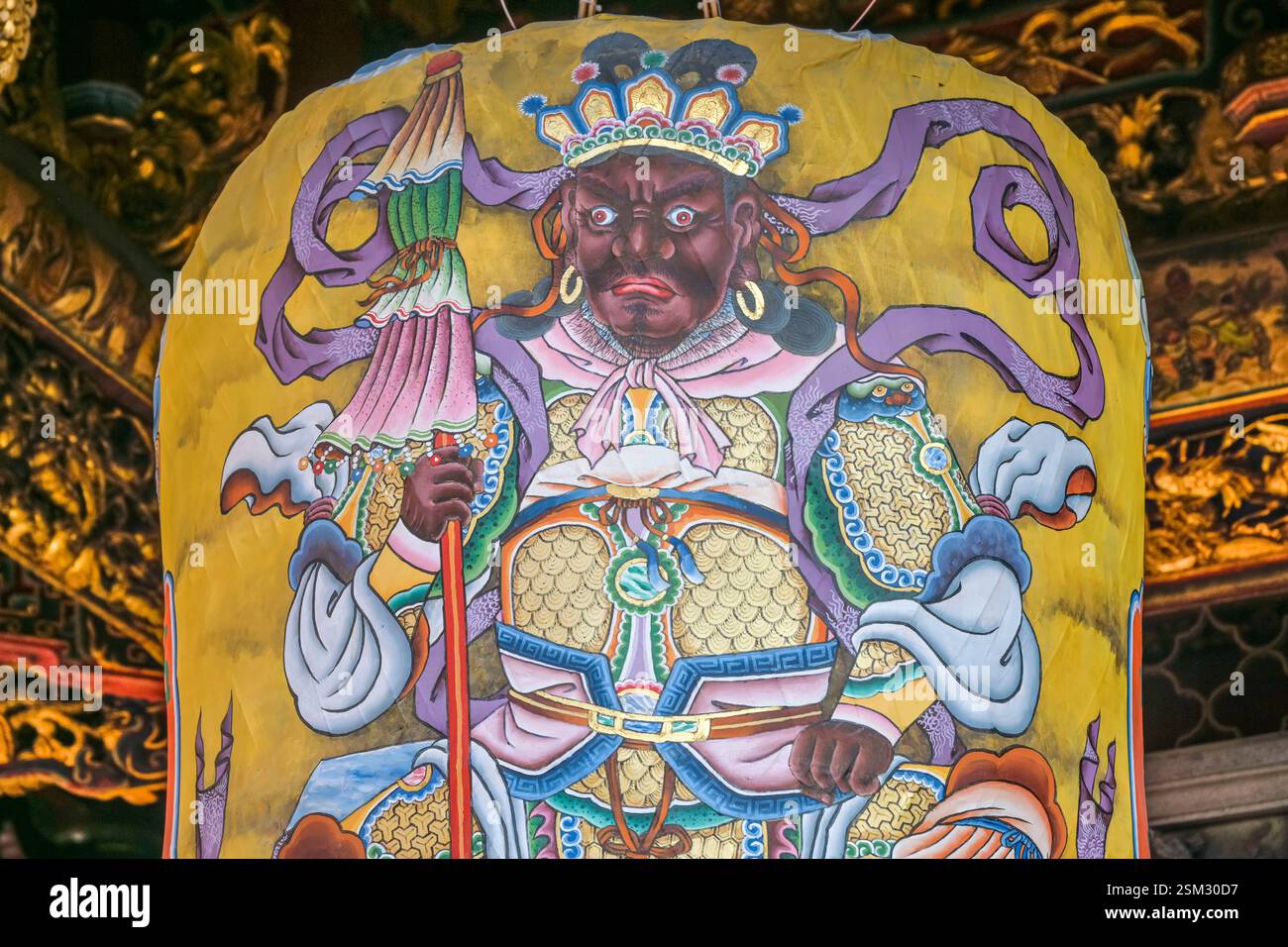 Lampion, Mengjia Longshan-Tempel, Guangzhou Street, Taipeh, Taiwan ...