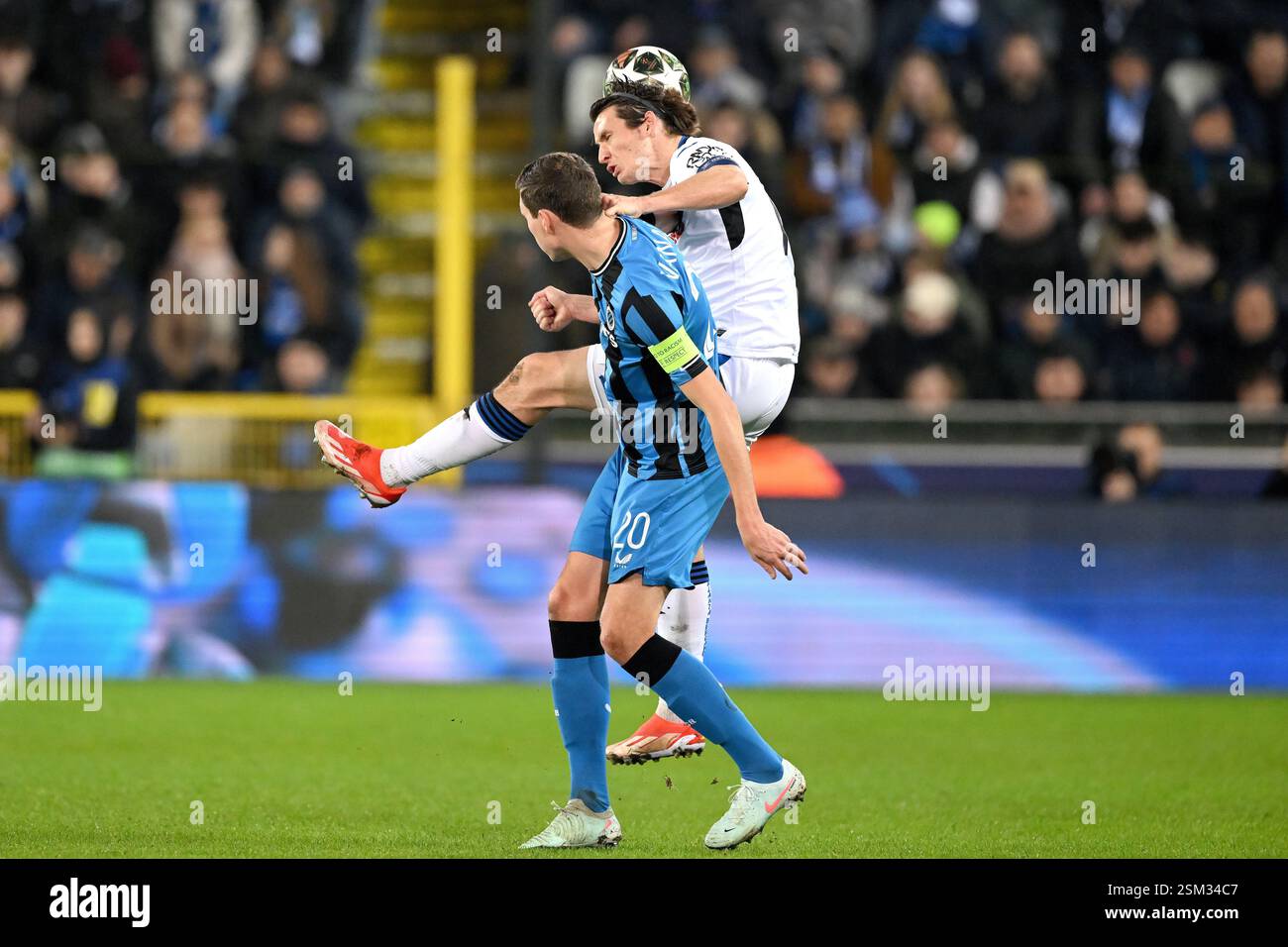 BRUGGE - (l-r) Hans Vanaken of Club Brugge KV, Marten de Roon of ...