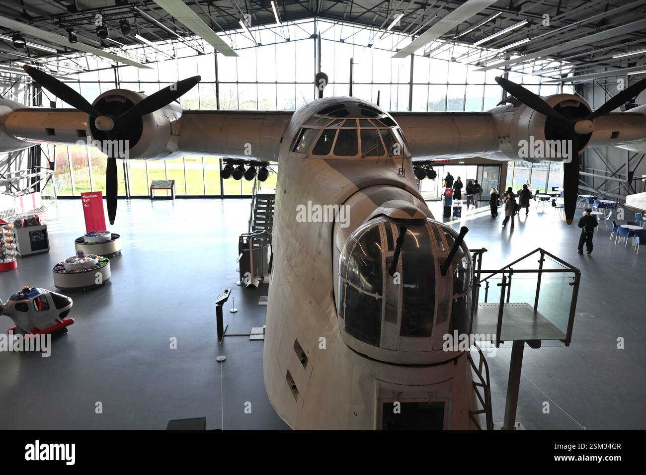 Short Sunderland MR5 flying boat on display RAF Museum London Stock ...