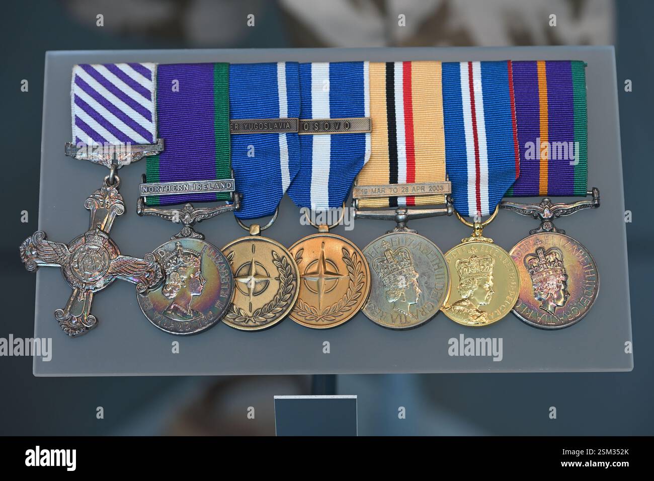 Sq Lr Steve Carr Medal Bar LtR, Distinguished Flying Cross, General ...