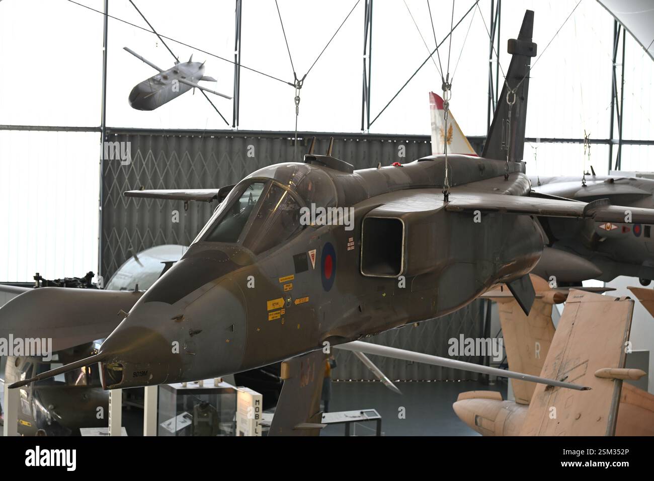 Sepecat Jaguar GR.1 ground-attack jet on display RAF Museum London ...