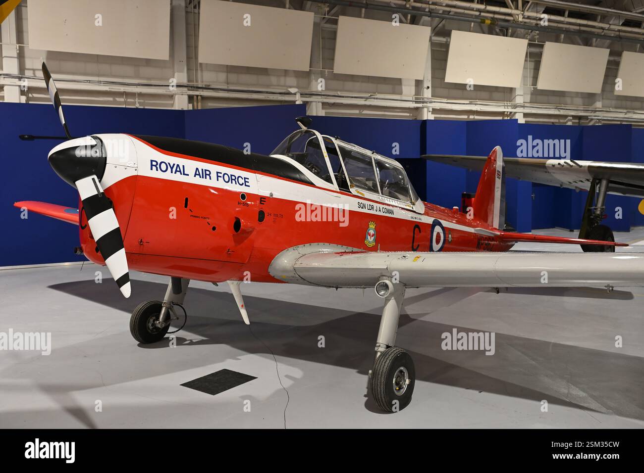 de Havilland Chipmunk trainer at the RAF Museum London Stock Photo - Alamy