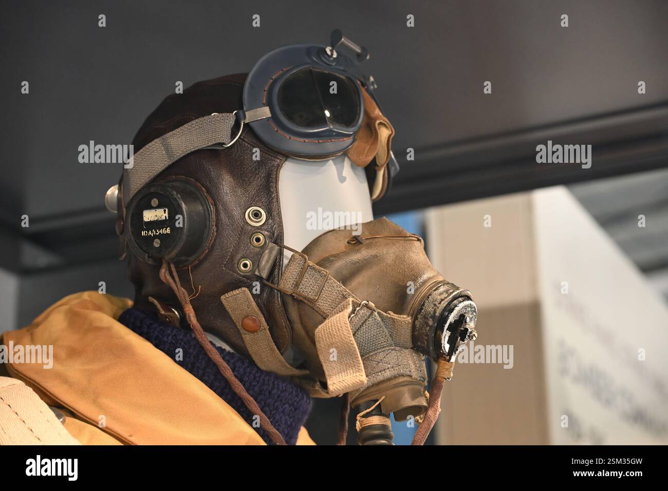 RAF Type C Flying Helmet, Mk VII Flying Goggles and Type G Oxygen Mask ...