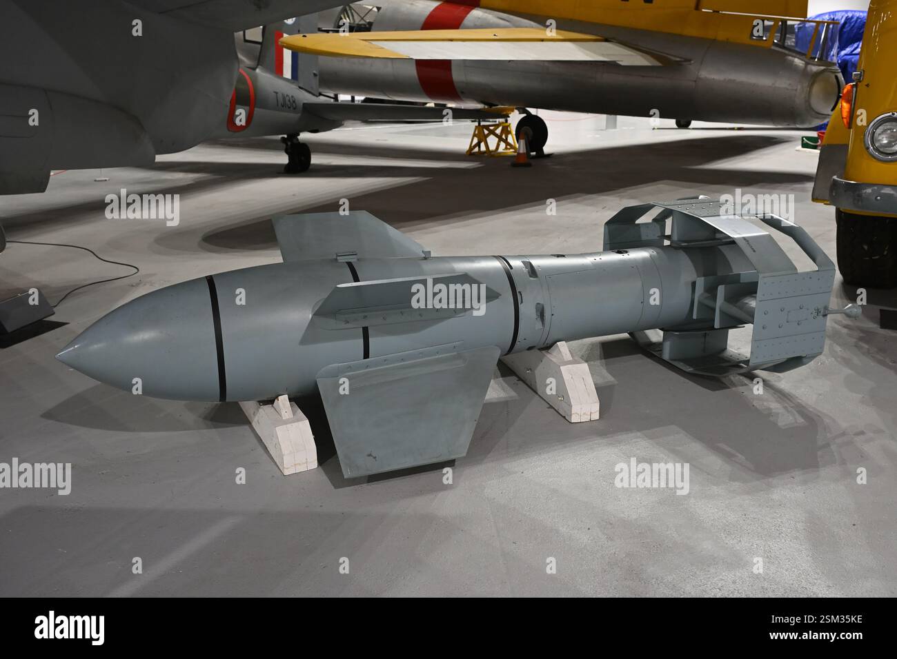 German PC1400X ‘Fritz X’ radio-controlled glide bomb Stock Photo - Alamy