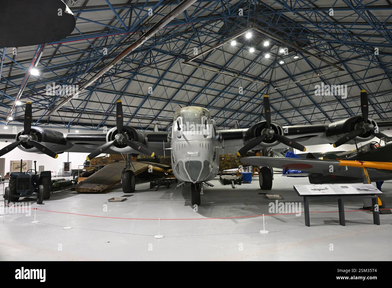 Consolidated B-24L Liberator on display at the RAF Museum in London ...