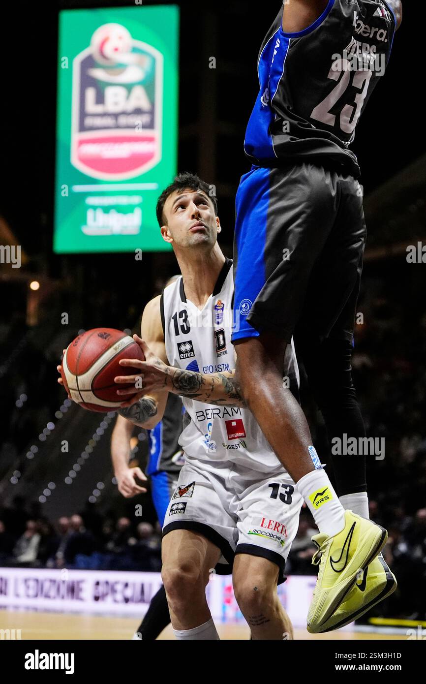 Torino, Italia. 12th Feb, 2025. Bertram Derthona Tortona Tommaso ...