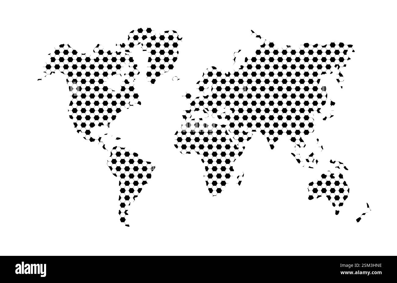 Football map world. Worldmap global soccer ball. Football design ...