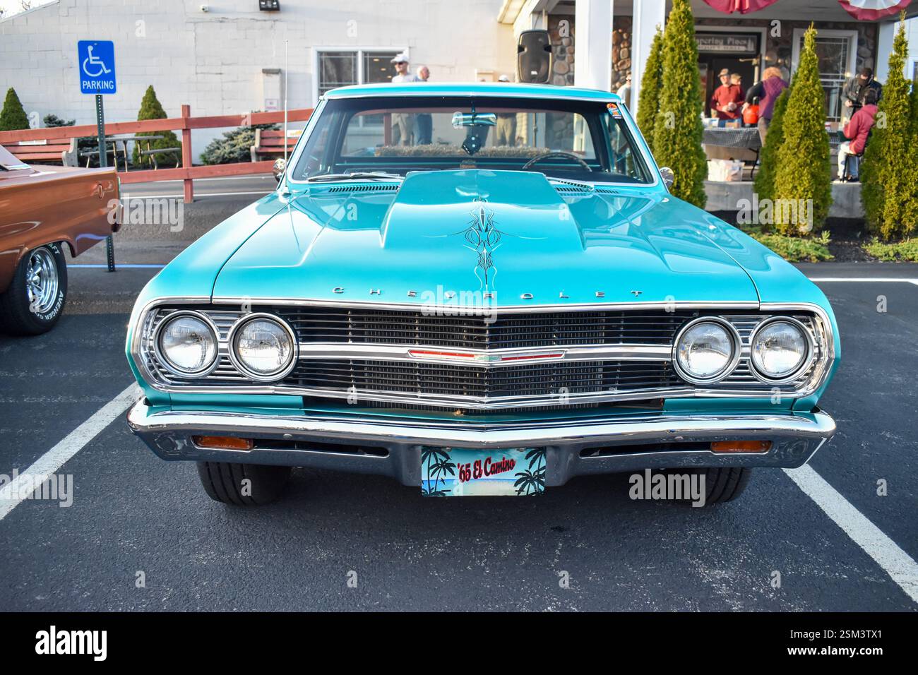 Retro car 1965 Chevrolet Chevelle Malibu in Pennsylvania Stock Photo ...