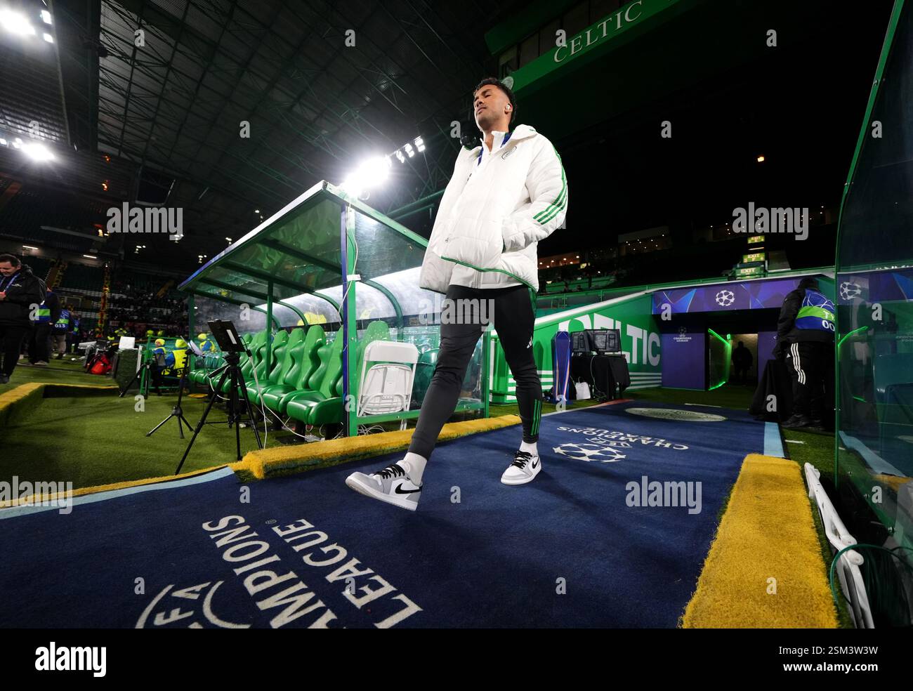 Celtic's Auston Trusty before the UEFA Champions League match at Celtic ...