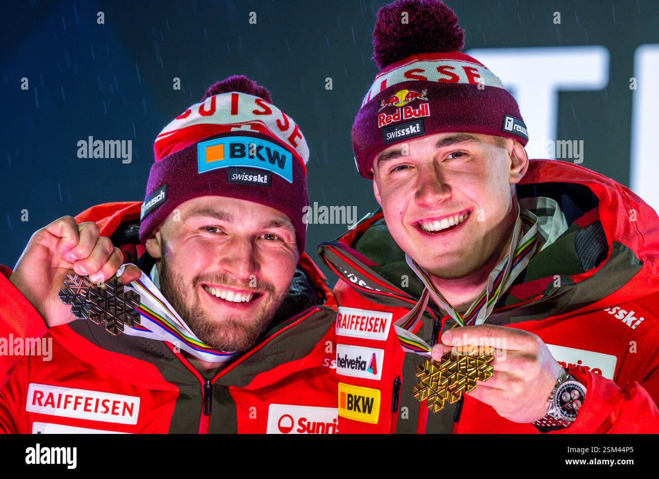 Saalbach Hinterglemm, Austria. 12th Feb, 2025. Alpine Skiing: World ...