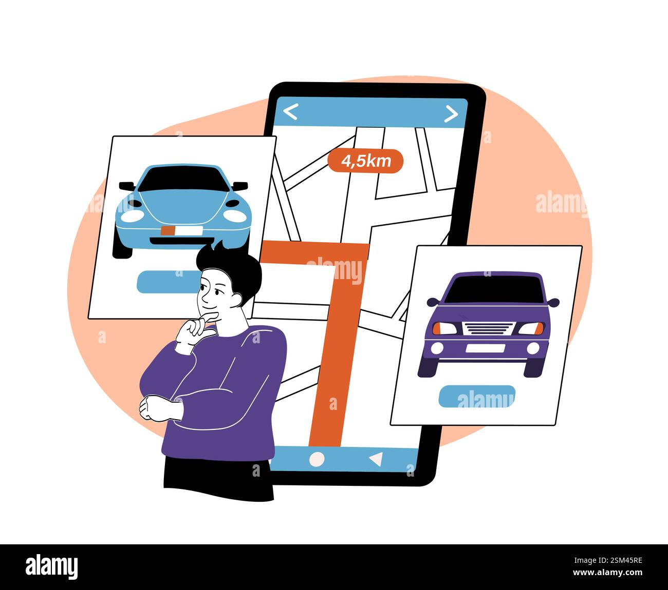 App selection screen Stock Vector Images - Alamy