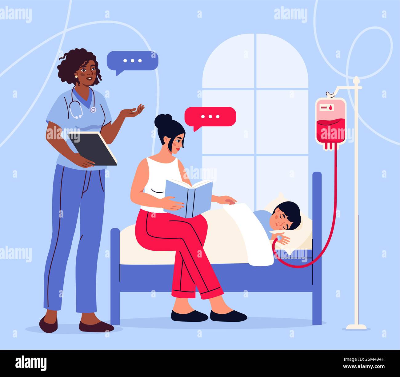 Hospital transfusion hospital child hi-res stock photography and images - Alamy