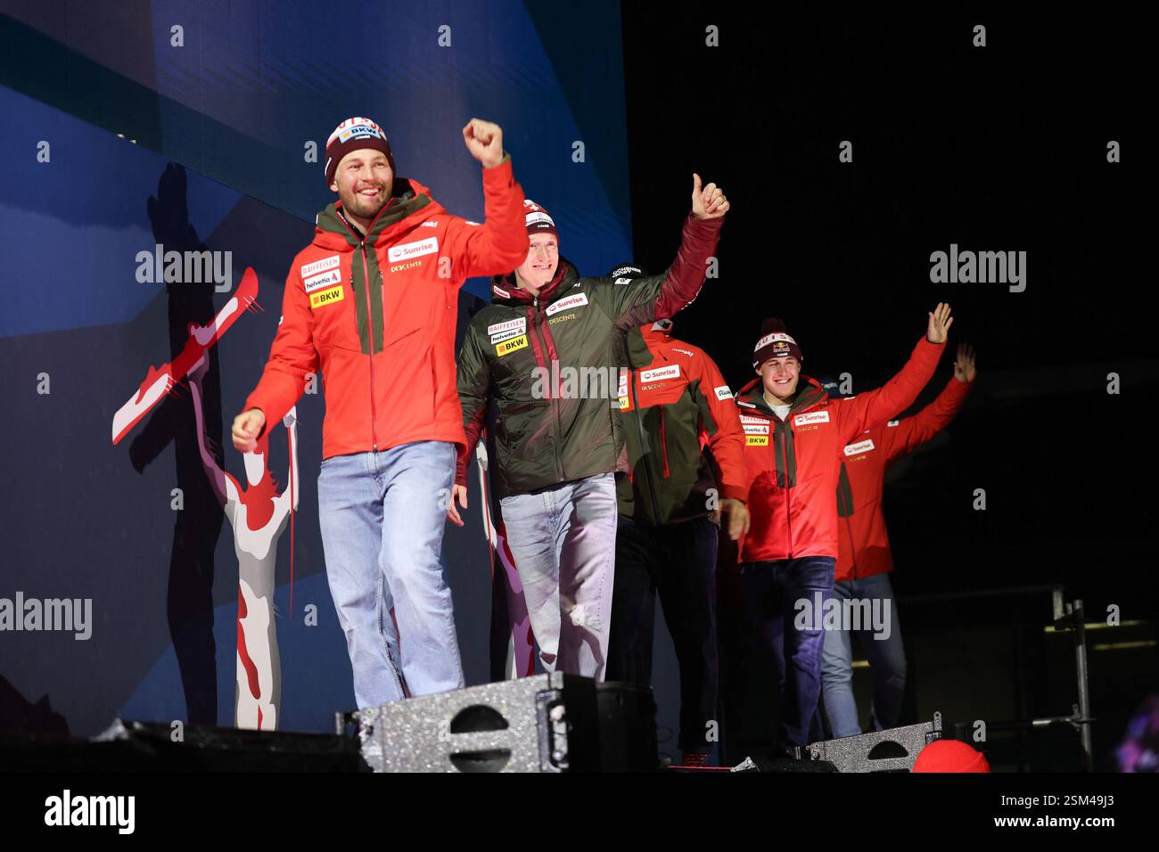 Saalbach, Austria. 12th Feb, 2025. FIS Alpine World Ski Championships ...