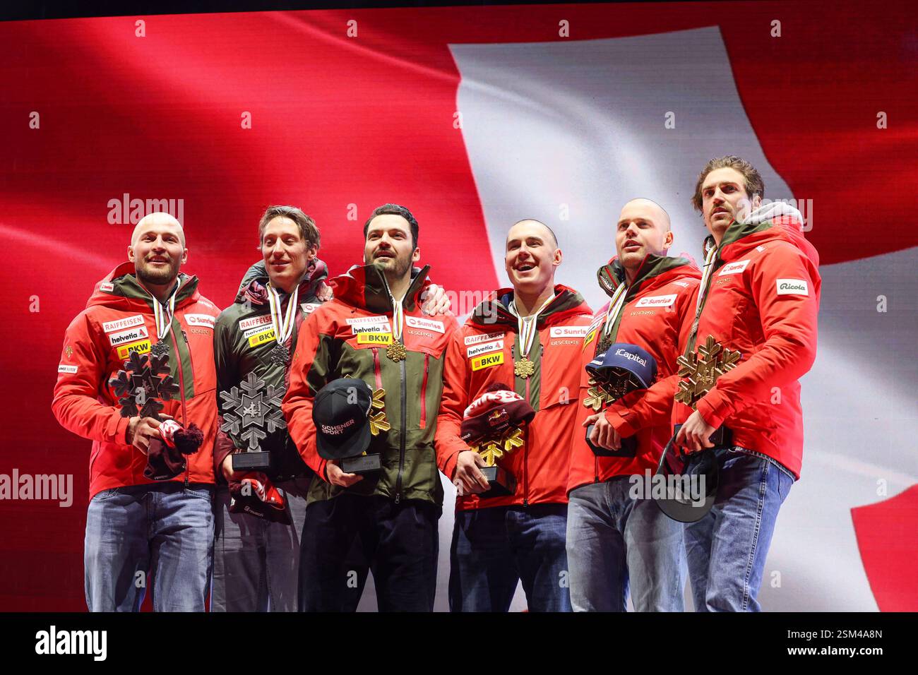Saalbach, Austria. 12th Feb, 2025. FIS Alpine World Ski Championships ...