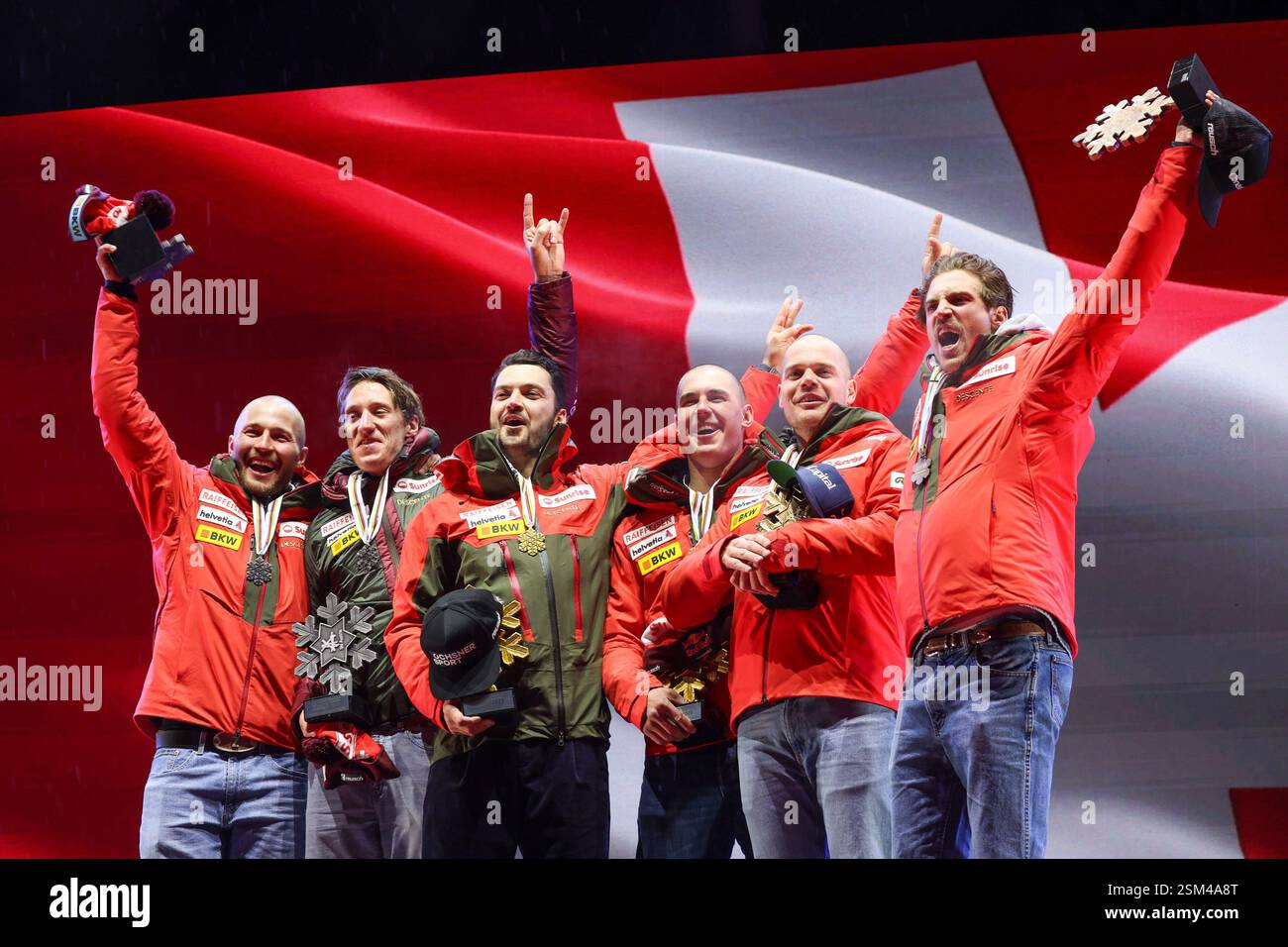 Saalbach, Austria. 12th Feb, 2025. FIS Alpine World Ski Championships ...