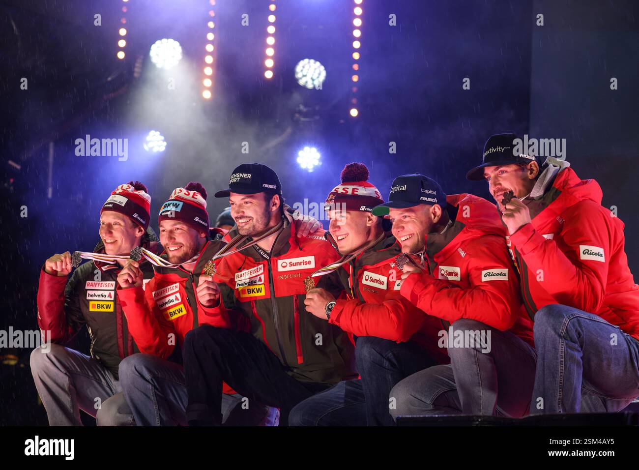 Saalbach, Austria. 12th Feb, 2025. FIS Alpine World Ski Championships ...