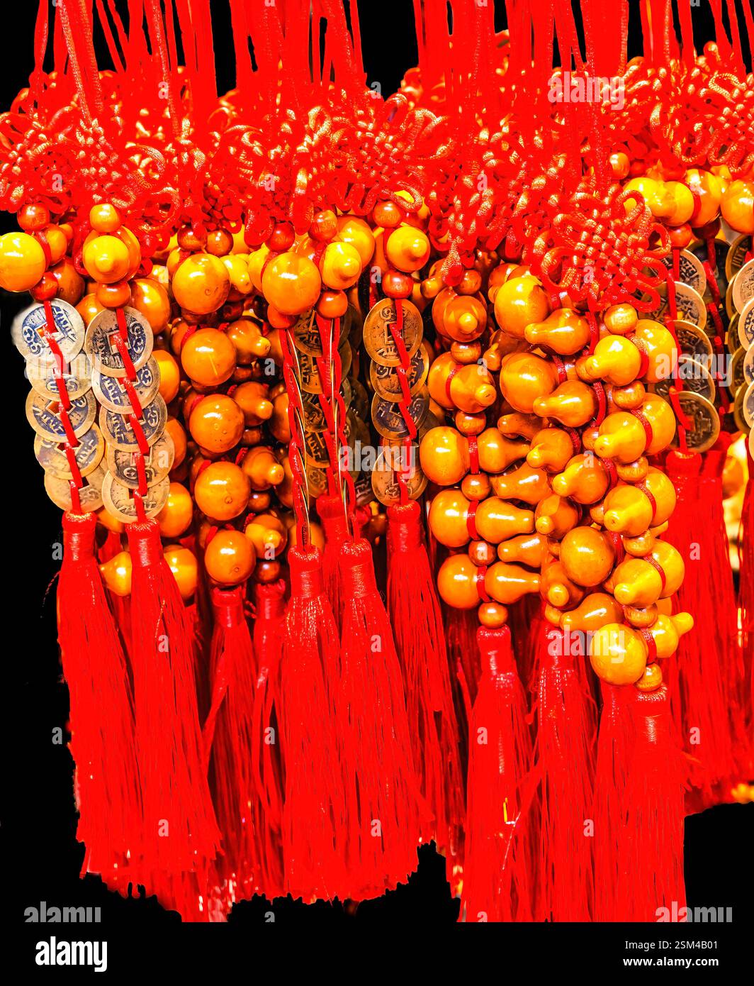 Colorful Red Traditional Chinese Hanging Decorations Souvenirs Cultural ...