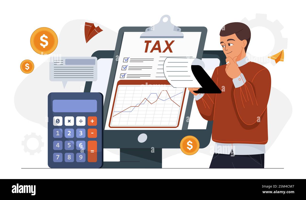 Businessman records Stock Vector Images - Alamy