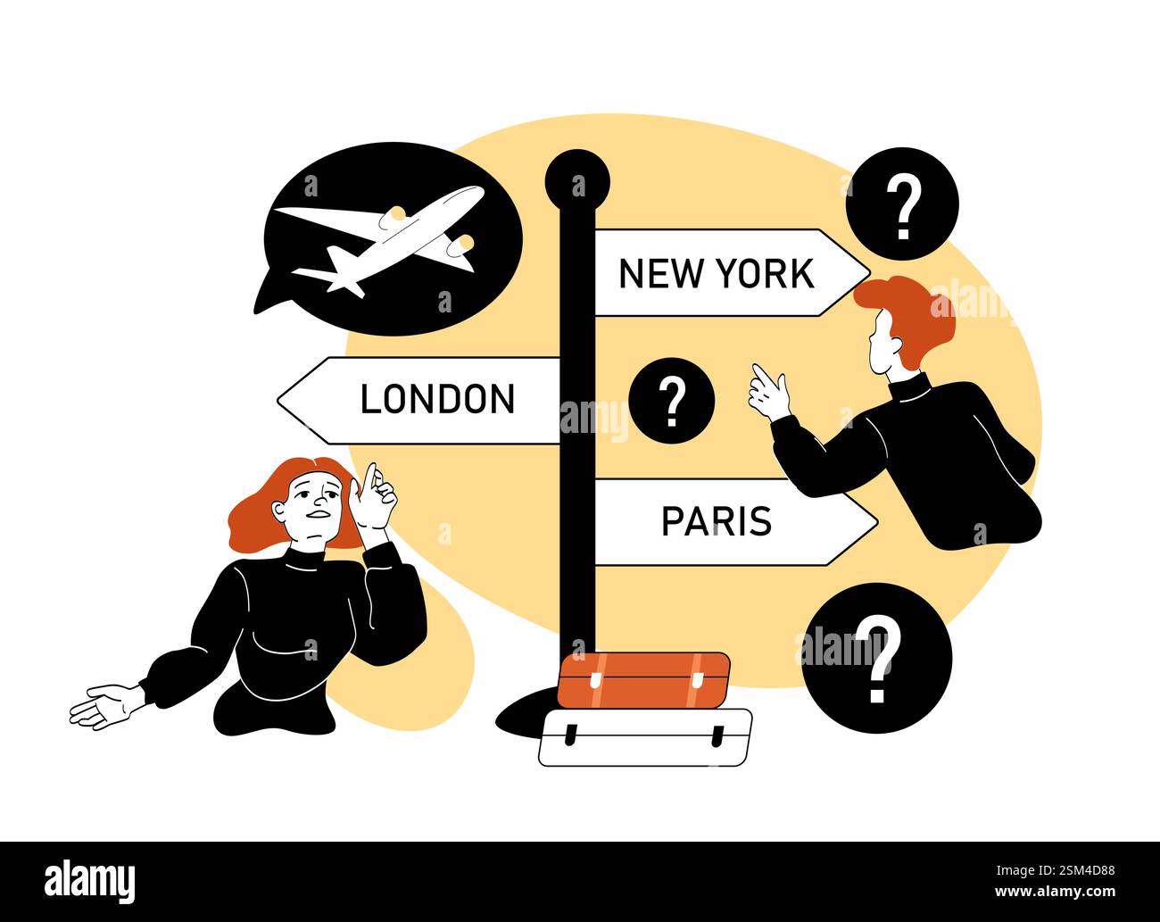 Map tourist directions Cut Out Stock Images & Pictures - Alamy