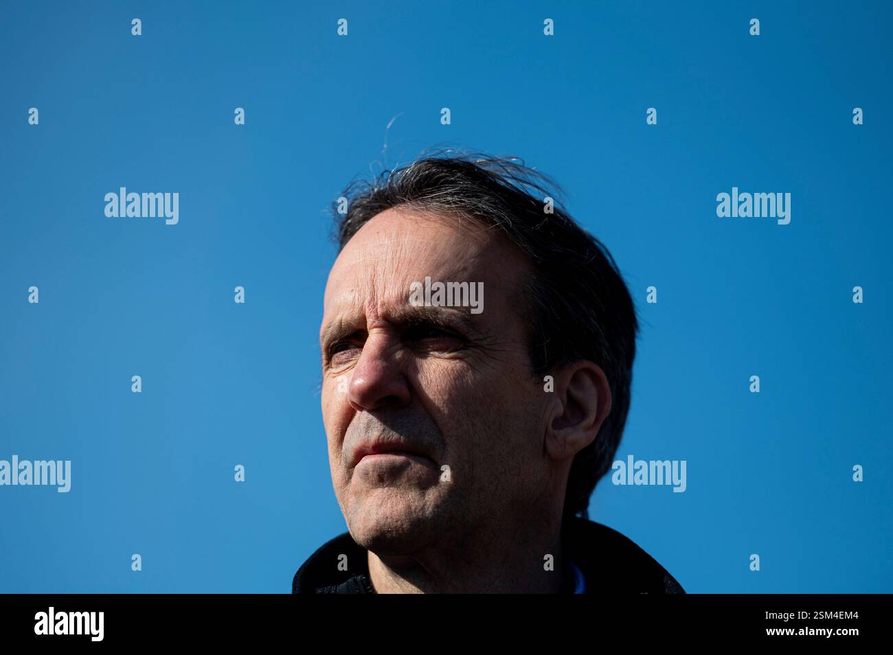 Canada's fentanyl czar Kevin Brosseau looks on during a press ...