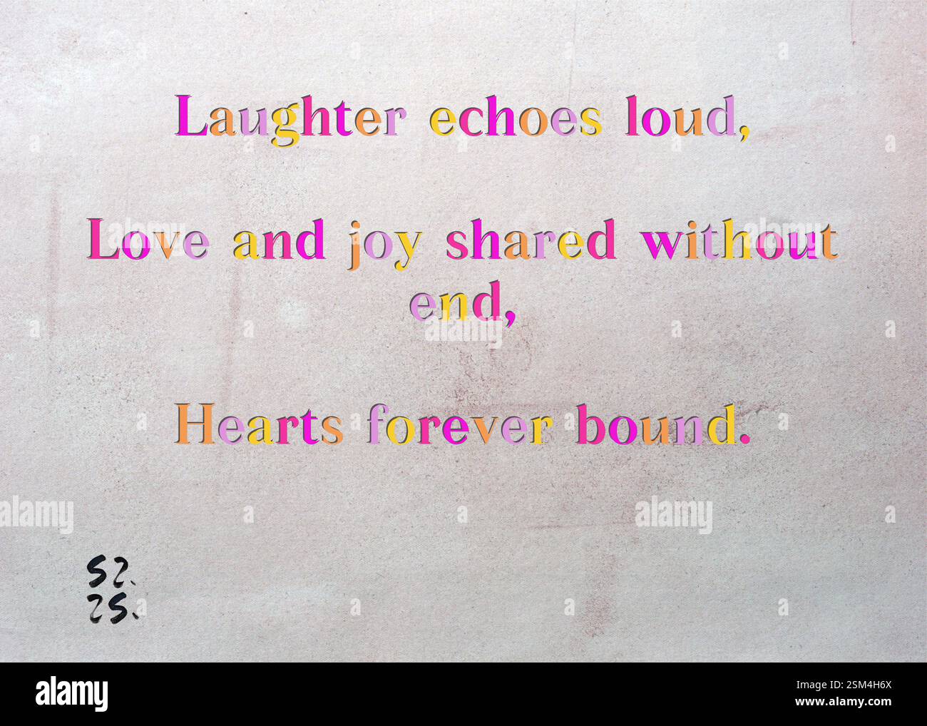 Laughter echoes loud, Love and joy shared without end, Hearts forever ...