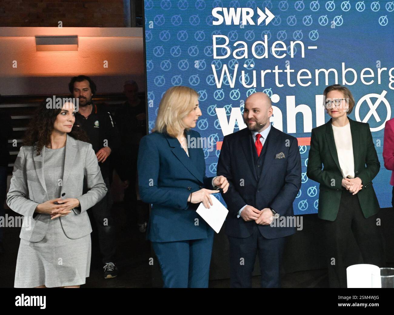 Stuttgart, Germany. 12th Feb, 2025. Baden-Württemberg's leading party ...