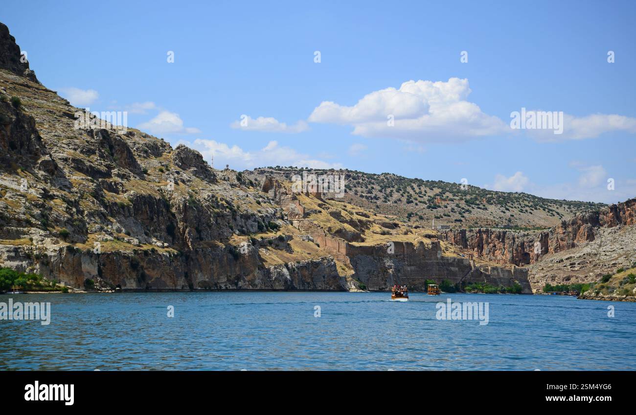 Rumkale, located in Gaziantep, Turkey, has survived from the ancient ...