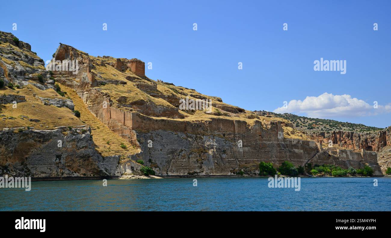 Rumkale, located in Gaziantep, Turkey, has survived from the ancient ...