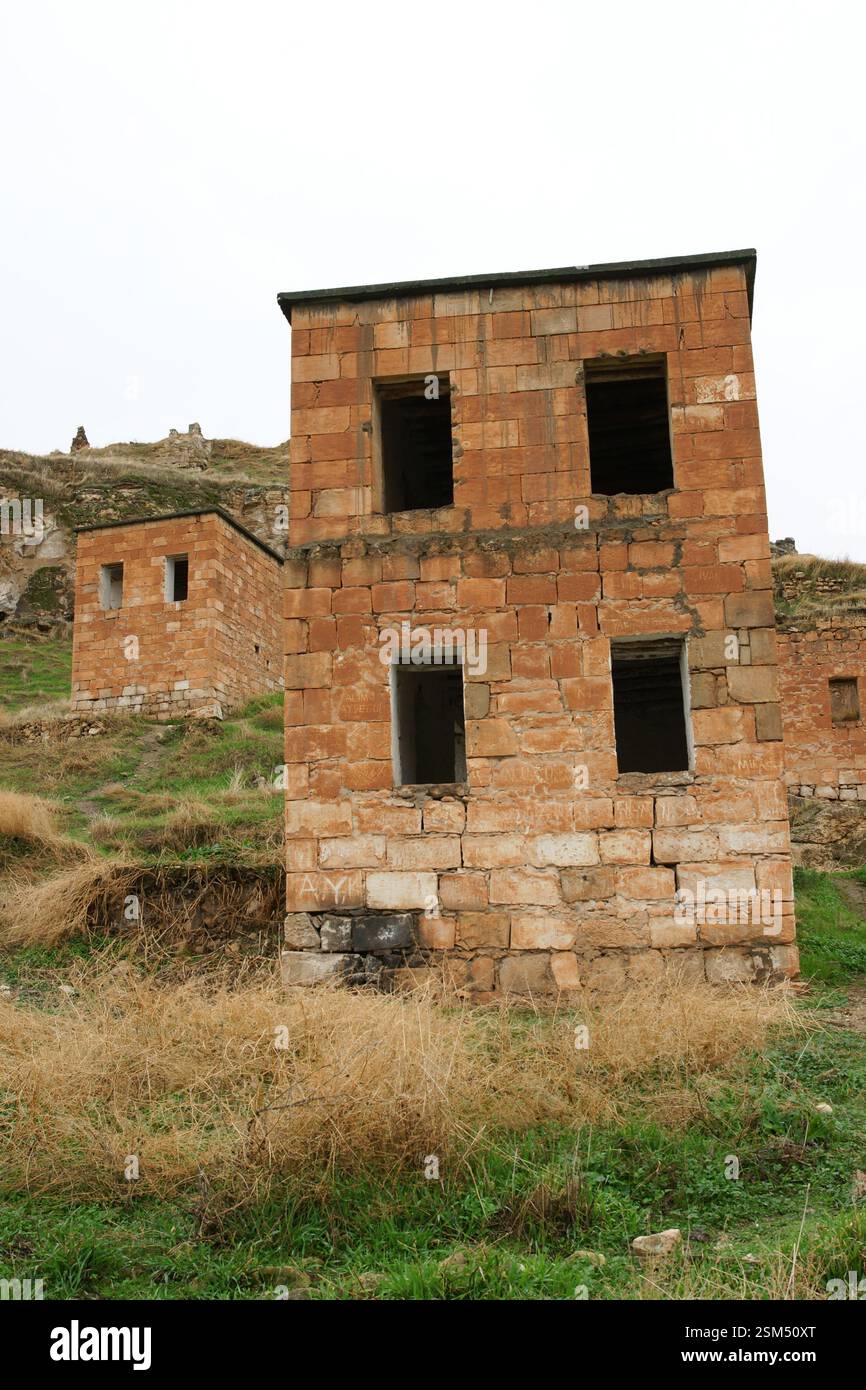 Rumkale, located in Gaziantep, Turkey, has survived from the ancient ...