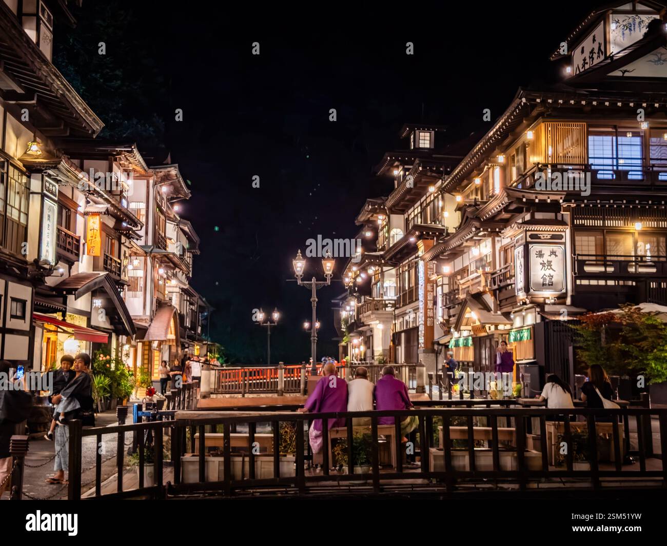Ginzan Onsen in Obanazawa, Yamagata Prefecture, Japan Stock Photo - Alamy