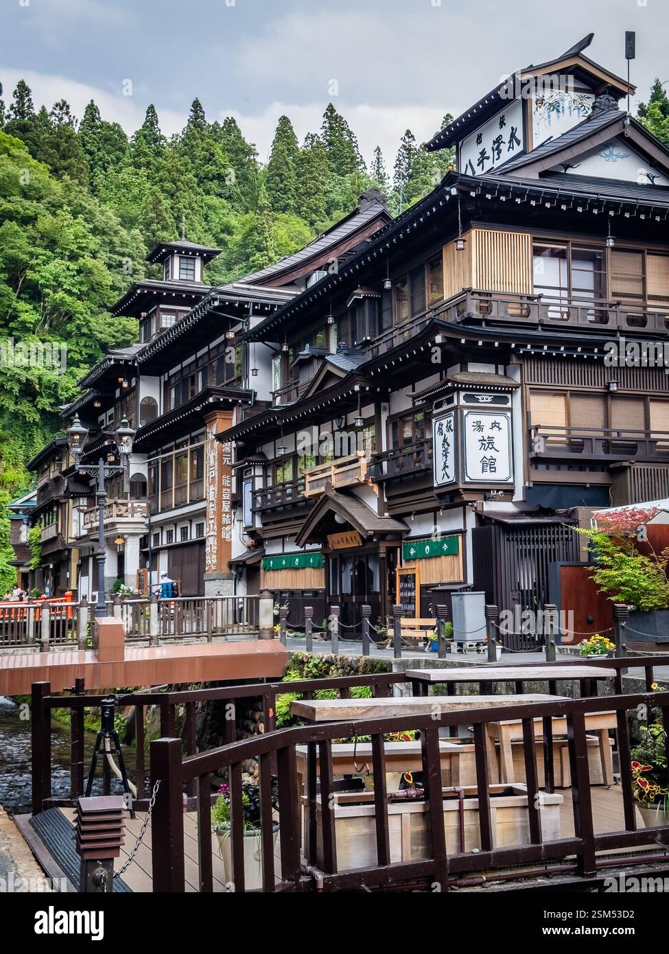 Ginzan Onsen in Obanazawa, Yamagata Prefecture, Japan Stock Photo - Alamy