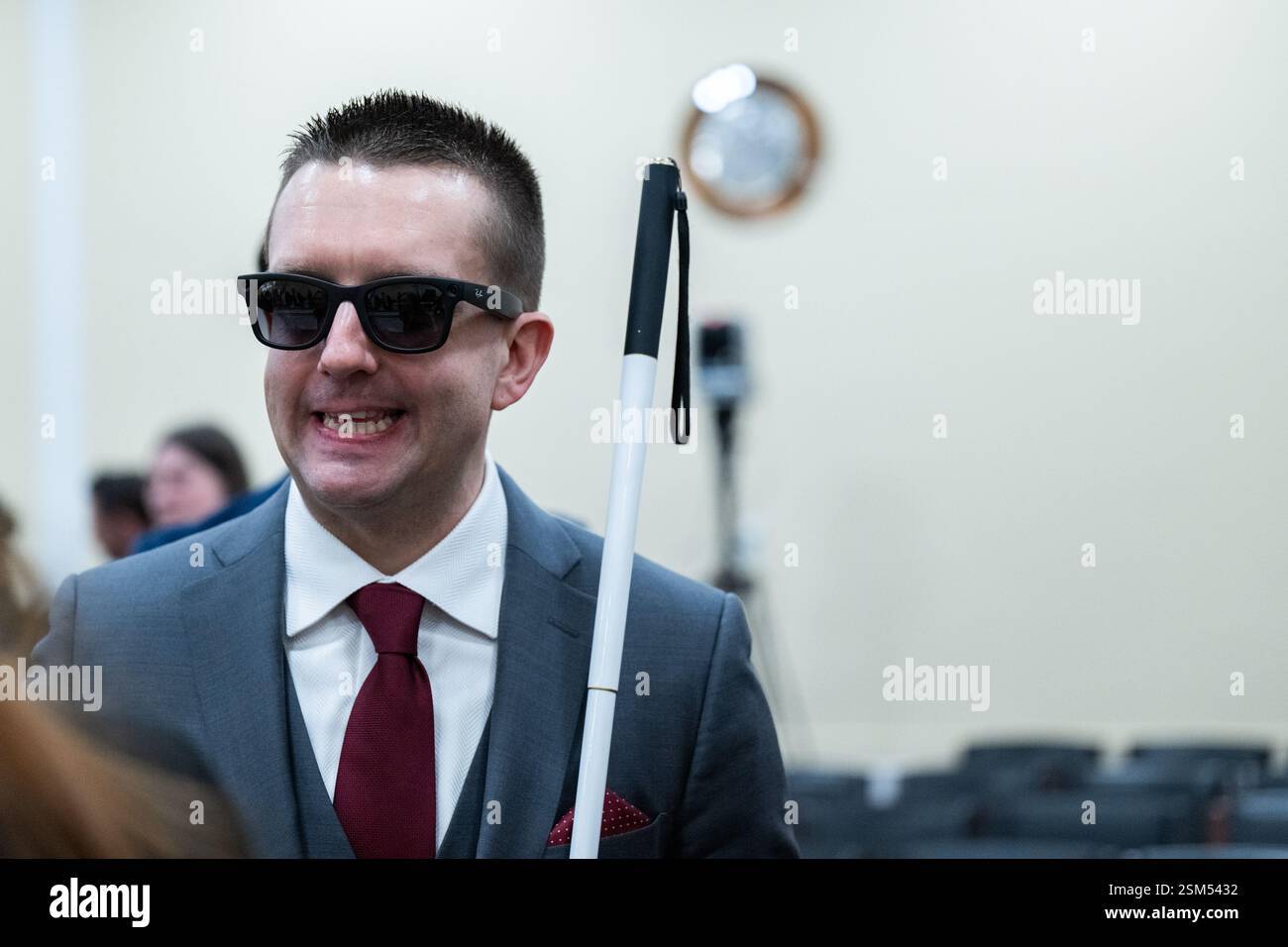 Washington, United States. 12th Feb, 2025. Dylan Hedtler-Gaudette ...