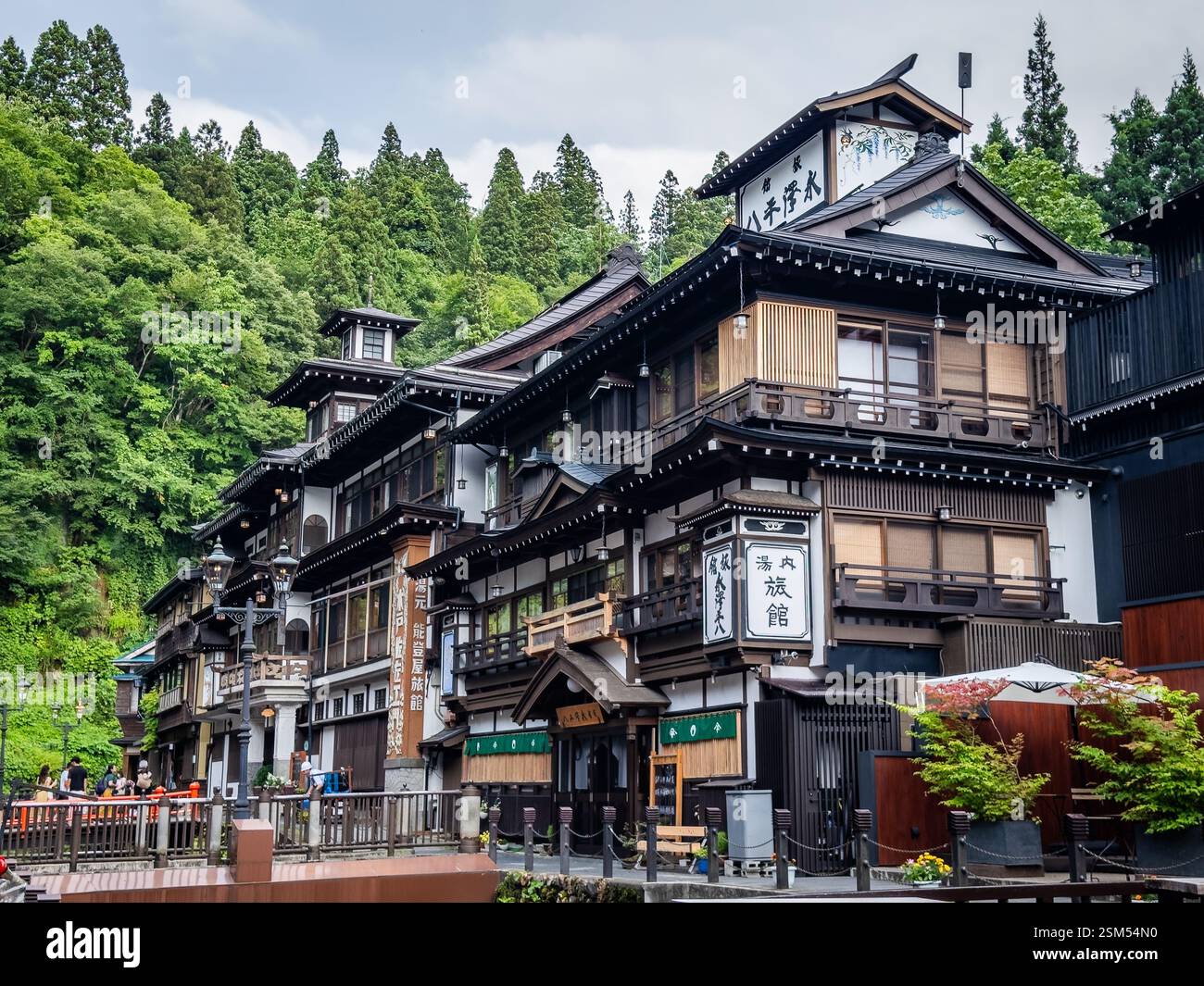 Ginzan Onsen in Obanazawa, Yamagata Prefecture, Japan Stock Photo - Alamy