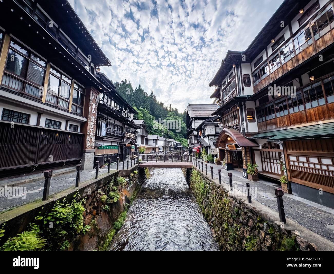 Ginzan Onsen in Obanazawa, Yamagata Prefecture, Japan Stock Photo - Alamy