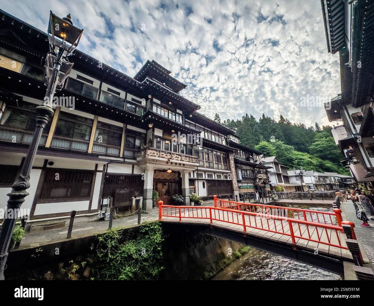 Ginzan Onsen in Obanazawa, Yamagata Prefecture, Japan Stock Photo - Alamy