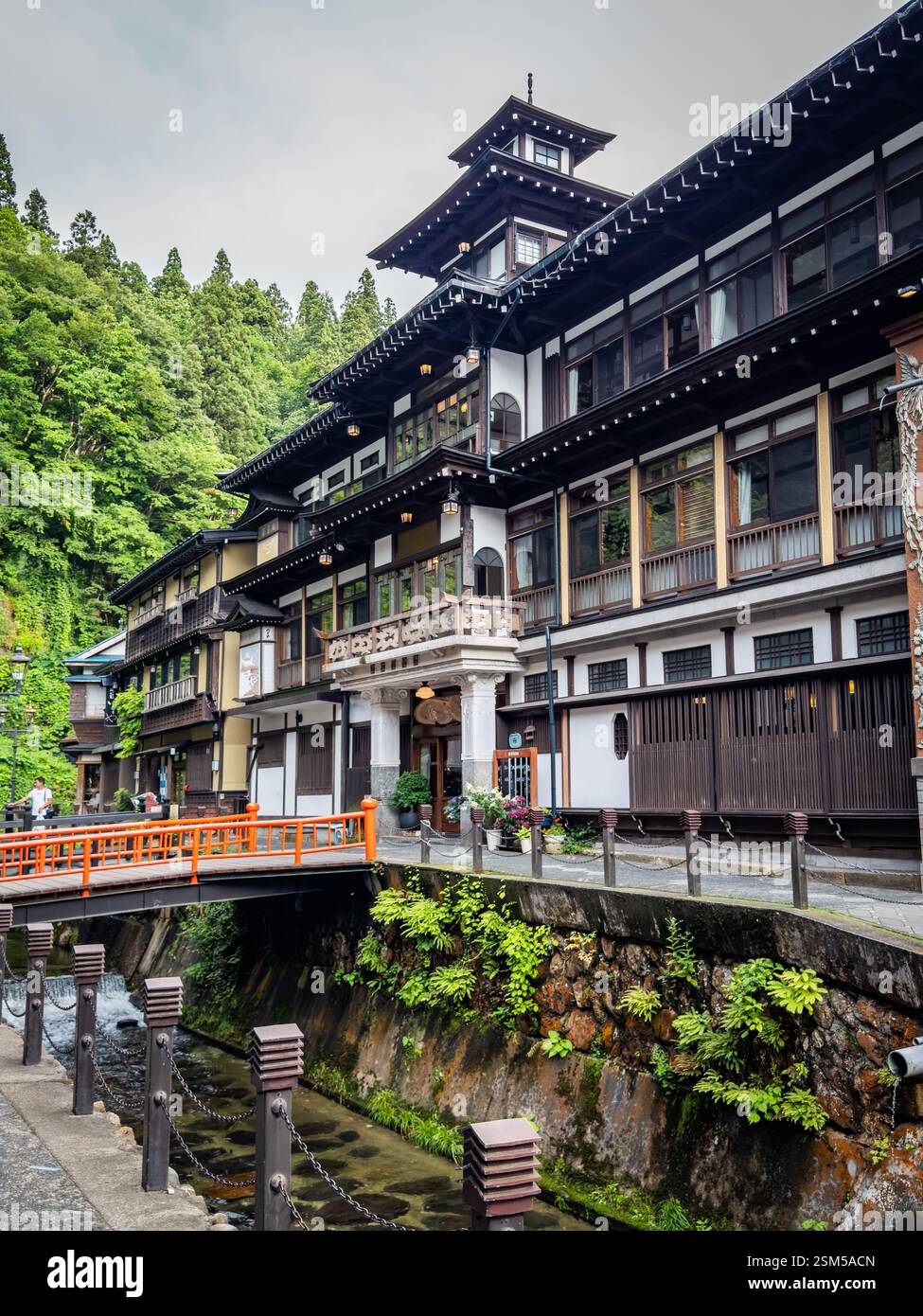 Ginzan Onsen in Obanazawa, Yamagata Prefecture, Japan Stock Photo - Alamy