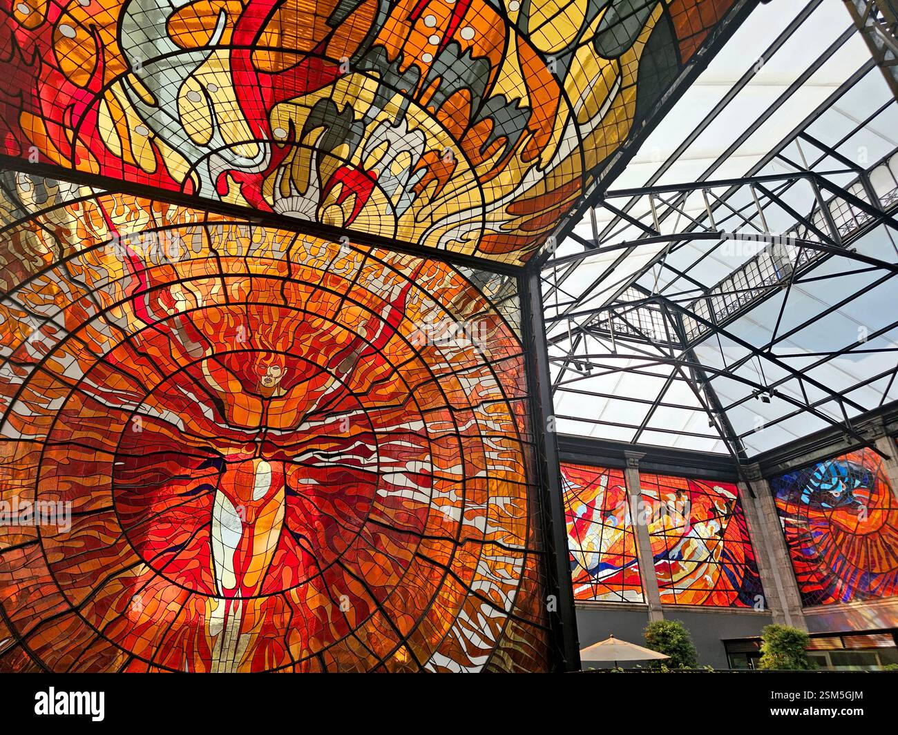 Toluca, Mexico State, Mexico - Jan 8 2025: Cosmovitral Botanical Garden ...