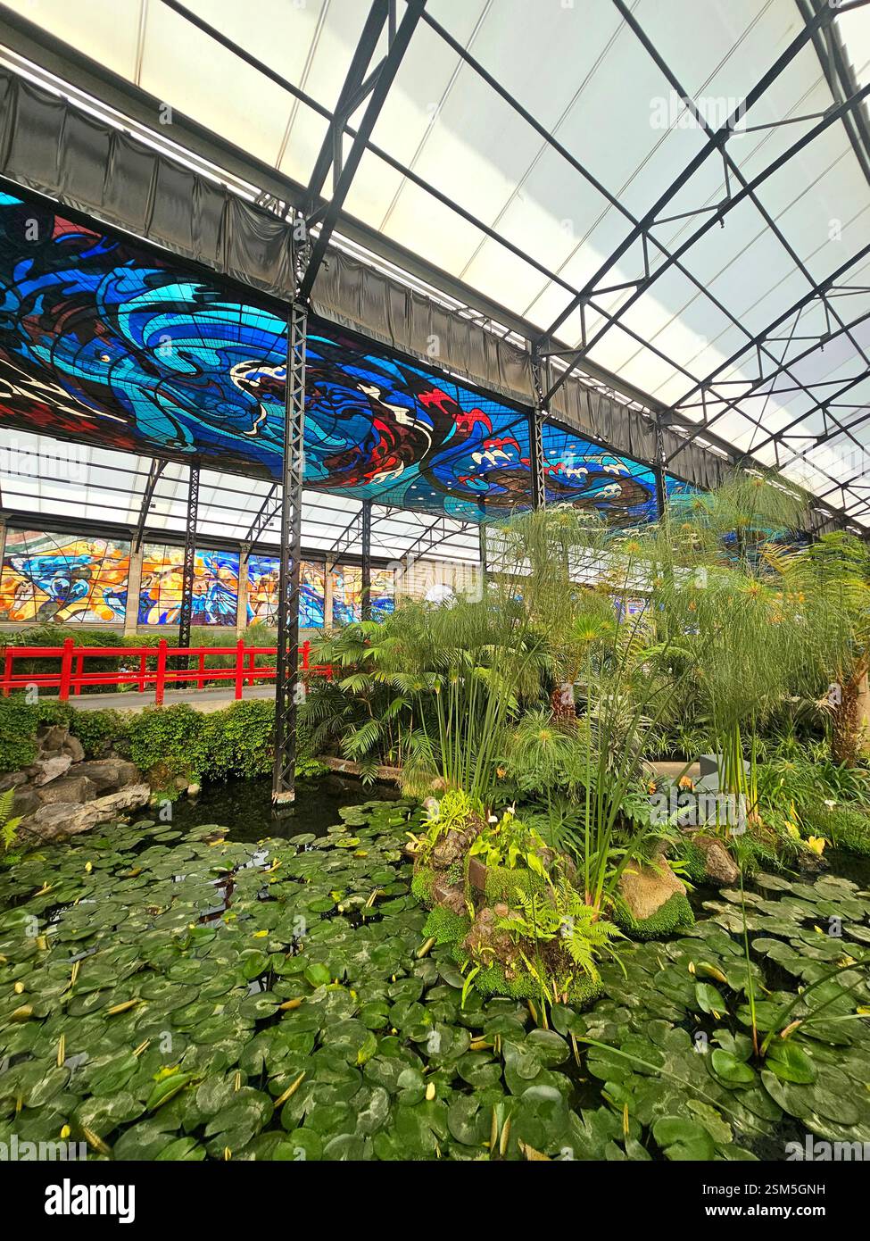 Toluca, Mexico State, Mexico - Jan 8 2025: Cosmovitral Botanical Garden ...