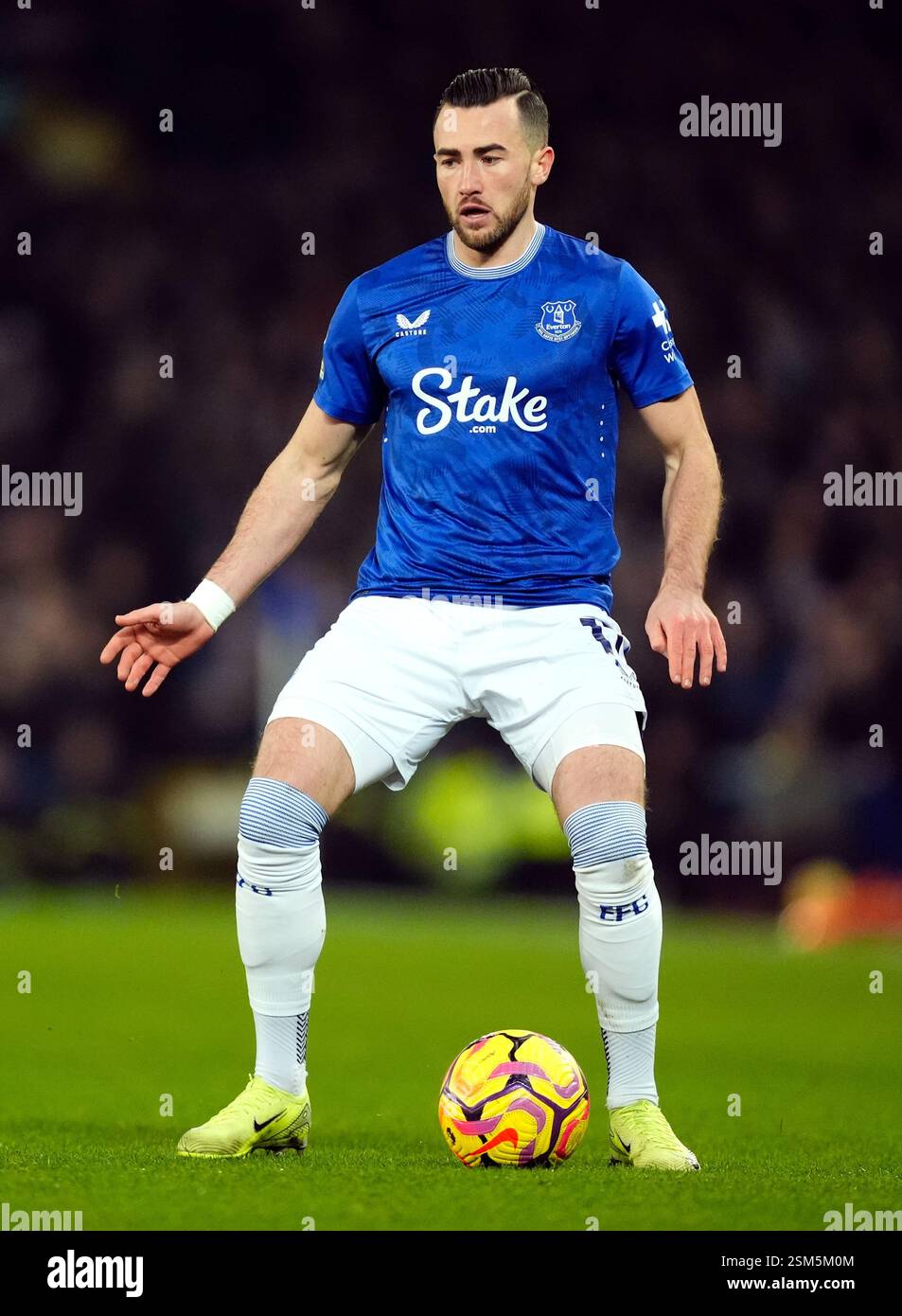 Everton's Jack Harrison in action during the Premier League match at ...