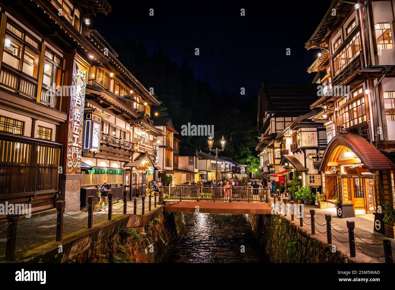 Ginzan Onsen in Obanazawa, Yamagata Prefecture, Japan Stock Photo - Alamy